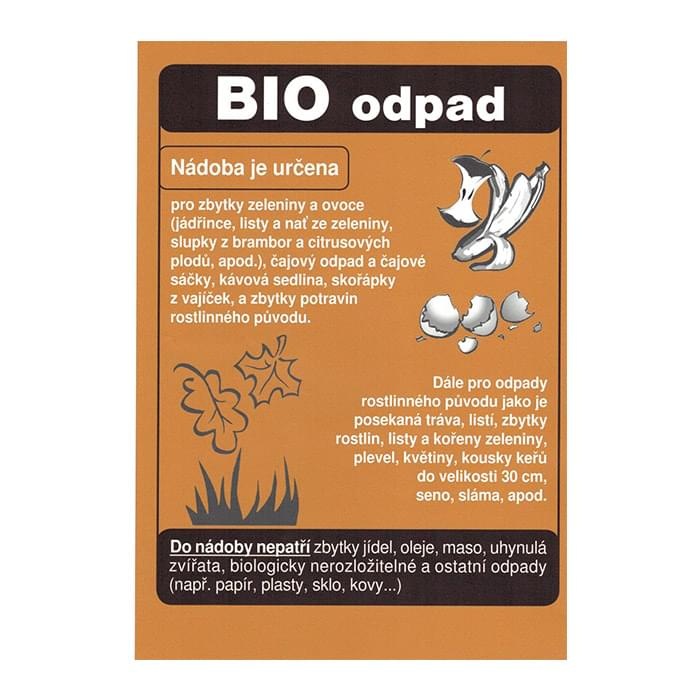 Samolepka BIO ODPAD | Ktech